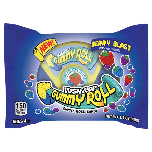 Push Pop Gummy Roll (Berry Blast)