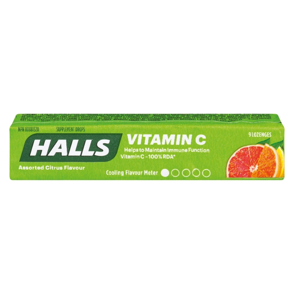 Halls (Vitamin C) - Assorted Citrus Flavour