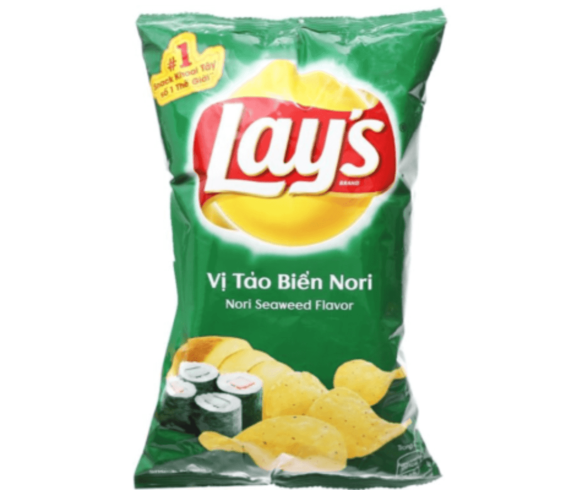 Lay's Nori Seaweed Flavour
